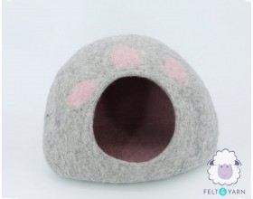Unique Cute Mouse Felt Cat House - Felt & Yarn