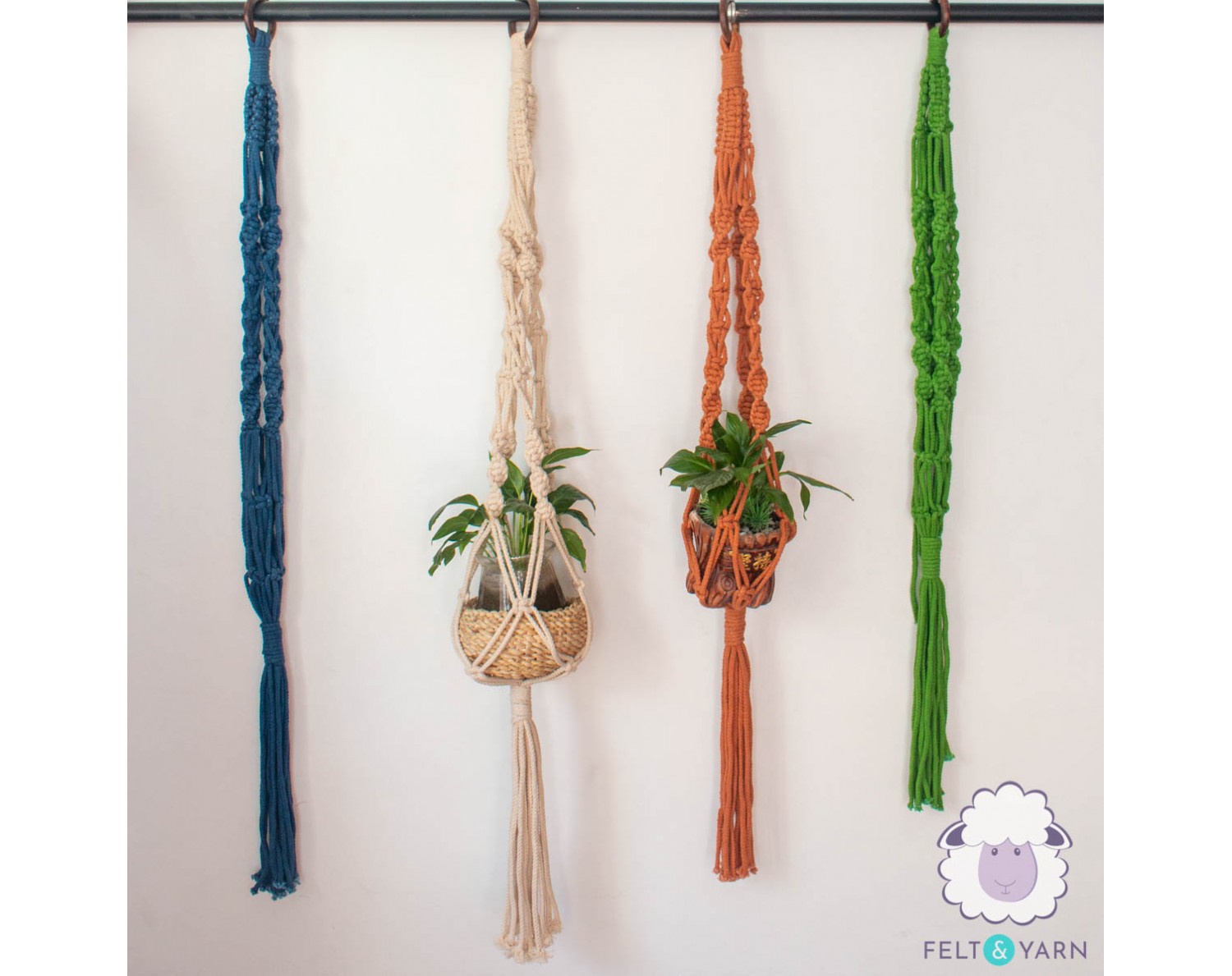 Handcrafted Wool Felt Felt Flowers Plants by Felt and Yarn