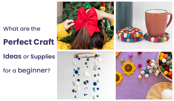 Transform Your Room with Easy Homemade Crafts for Beginners - Felt and Yarn