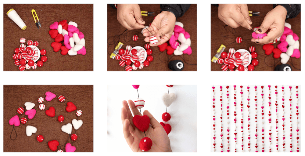 Valentine's Day DIY Gifts | Love & Craft - Felt and Yarn