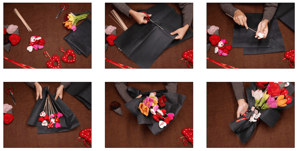 Valentine's Day DIY Gifts | Love & Craft - Felt and Yarn