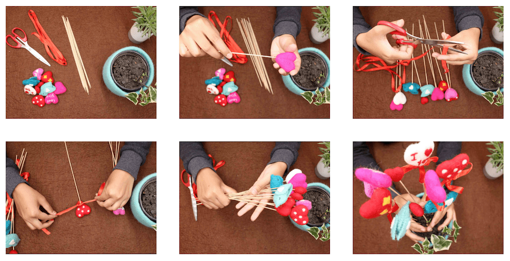 Valentine's Day DIY Gifts | Love & Craft - Felt and Yarn