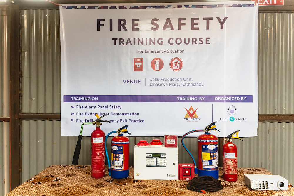 Felt and Yarn Organizes Fire Safety Training Course - Felt and Yarn