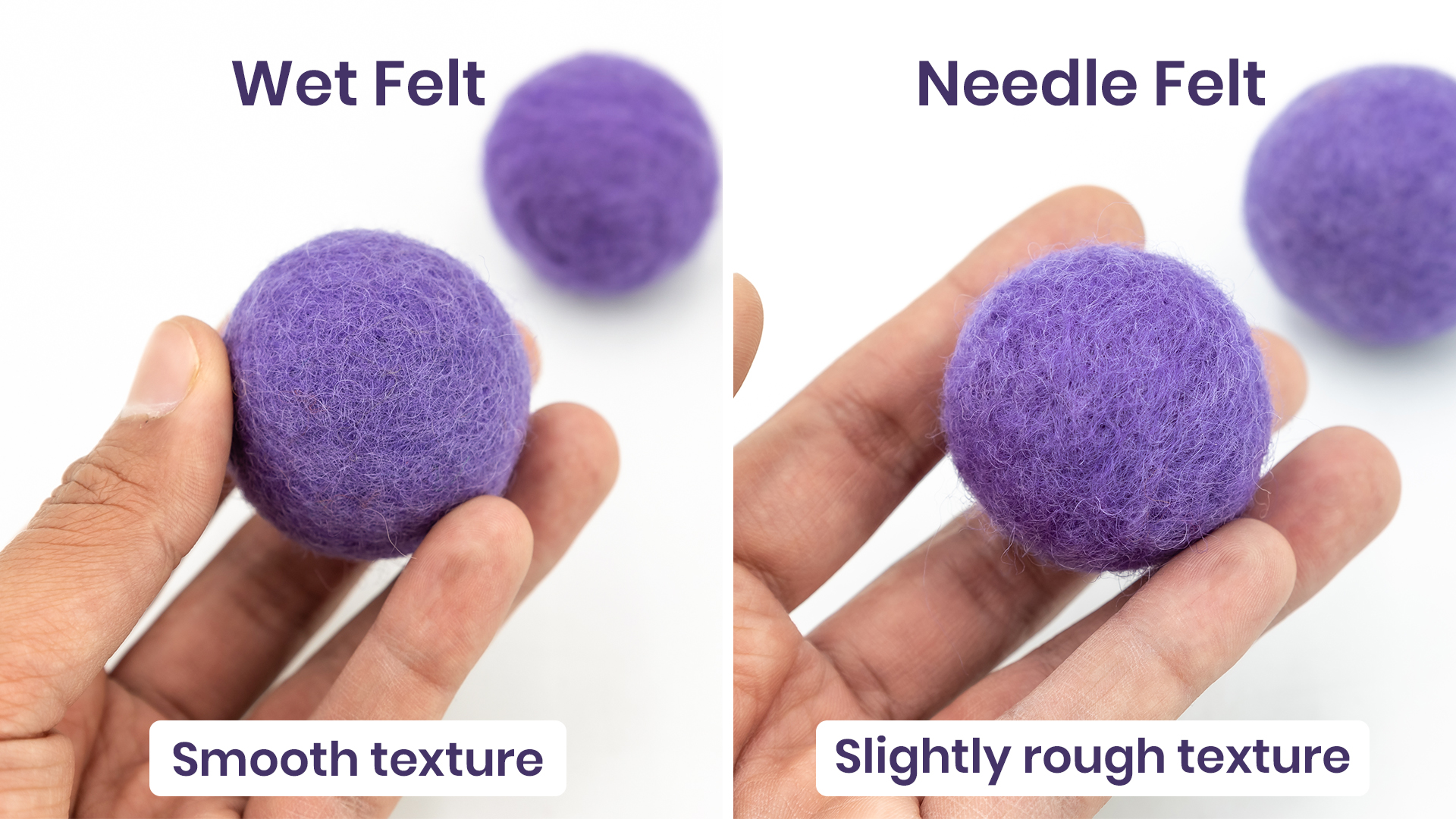 Needle Felting vs Wet Felting: Techniques & Tips | Felt and Yarn - Felt ...